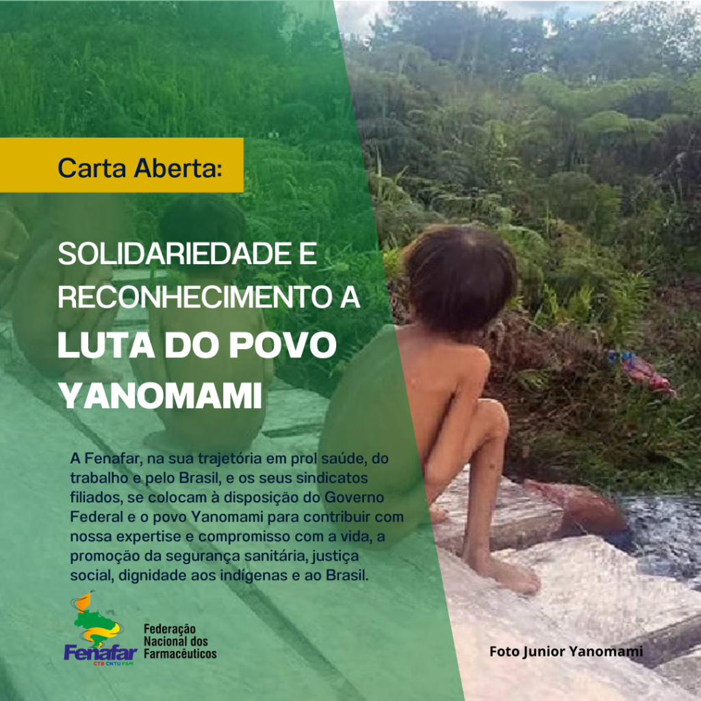 Carta Aberta – Solidariedade e reconhecimento a luta do povo Yanomami Carta Aberta – Solidariedade e reconhecimento a luta do povo Yanomami